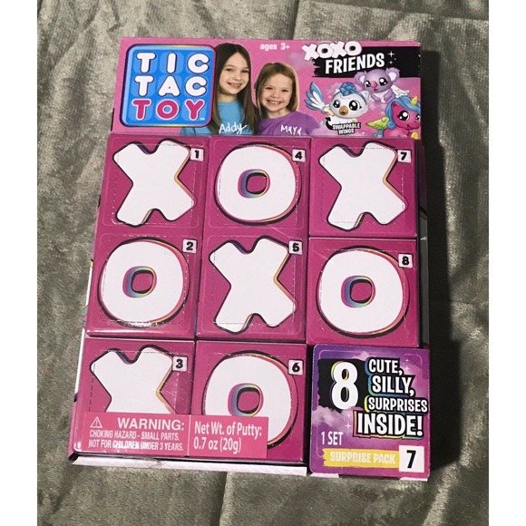 Blip | Toys | Tic Tac Toy Xoxo 8 Surprises Friends Wings Putty Cutter ...